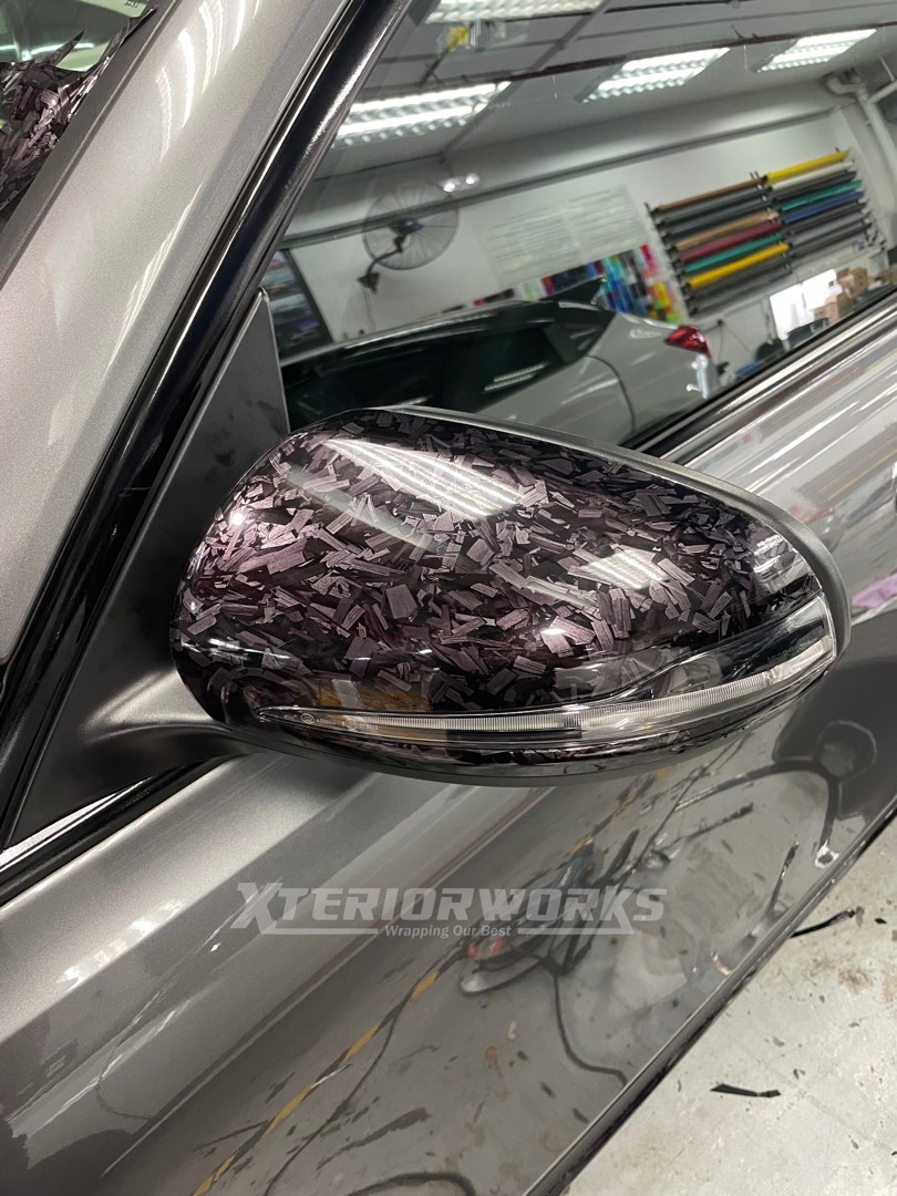 Mercedes GLB Side mirror Forged Carbon wrap, Car Accessories ...
