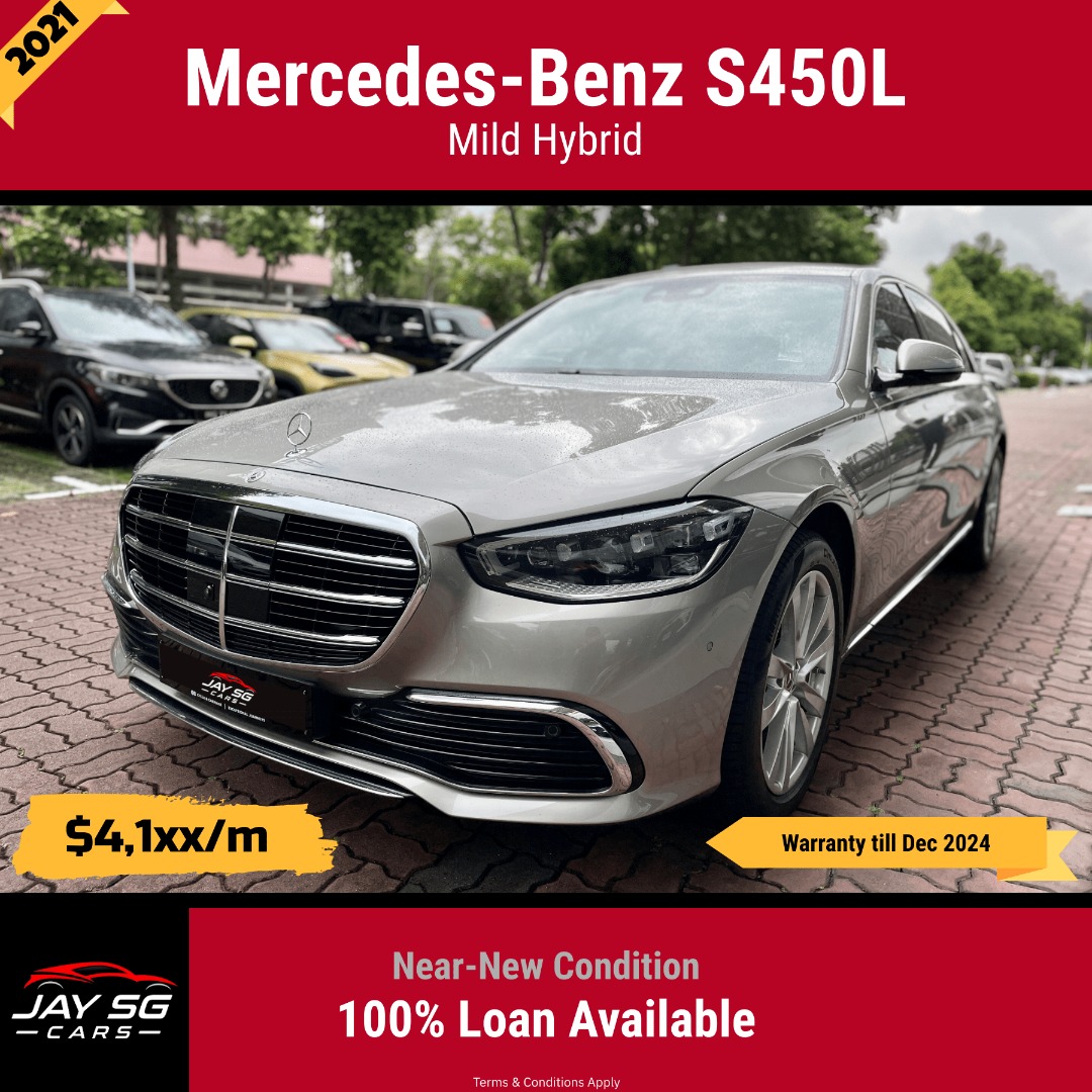 Mercedes-Benz S-Class Mild Hybrid S450L 4MATIC (A), Cars, Used Cars on Carousell