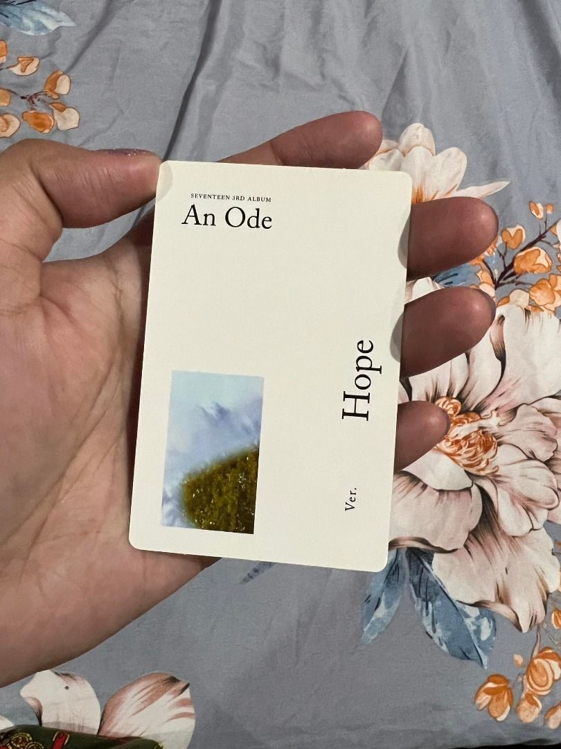 MINGYU PC SVT AN ODE VER HOPE, Hobbies & Toys, Memorabilia ...