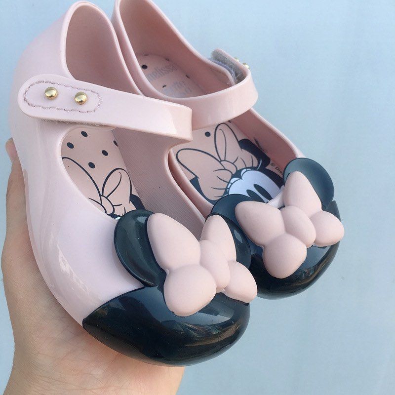 Mini Melissa x Disney Minnie mickey kid girls jelly shoes sandals ... Mini Melissa x Disney Minnie mickey kid girls jelly shoes sandals ...