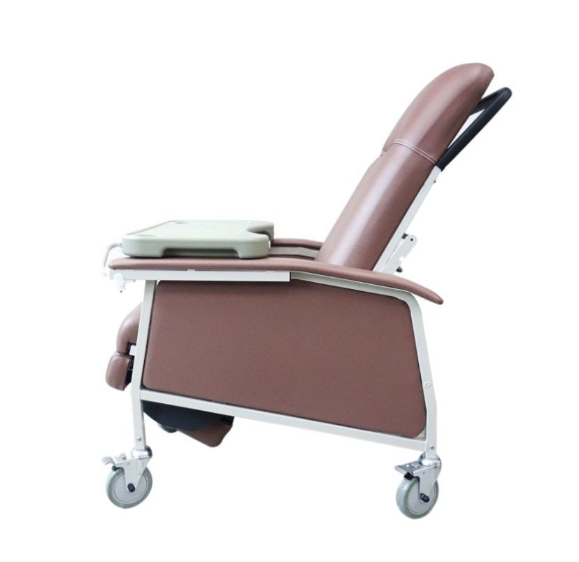 Mobile Recliner Geriatric Chair with Tray, Health & Nutrition ...