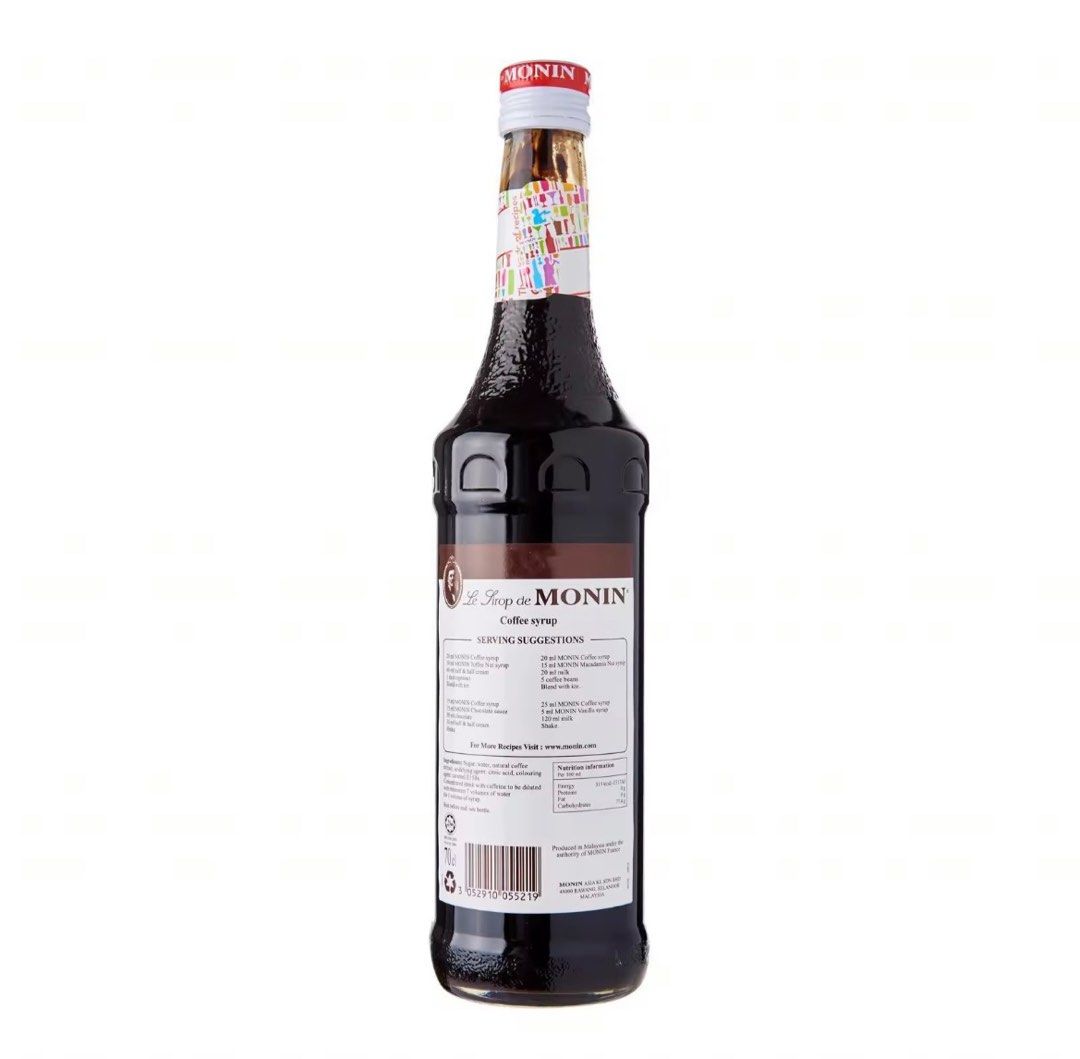 Monin Coffee Syrup 700ml, Food & Drinks, Beverages on Carousell