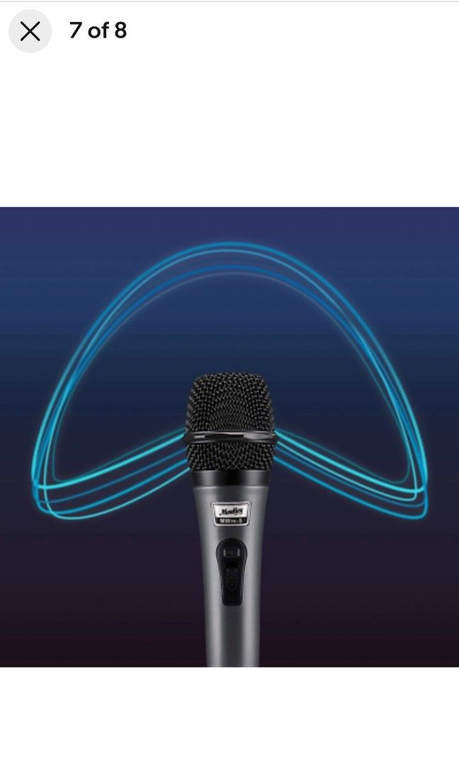 Moukey Dynamic Microphone, Karaoke Microphone with 13 ft Cable, Metal ...