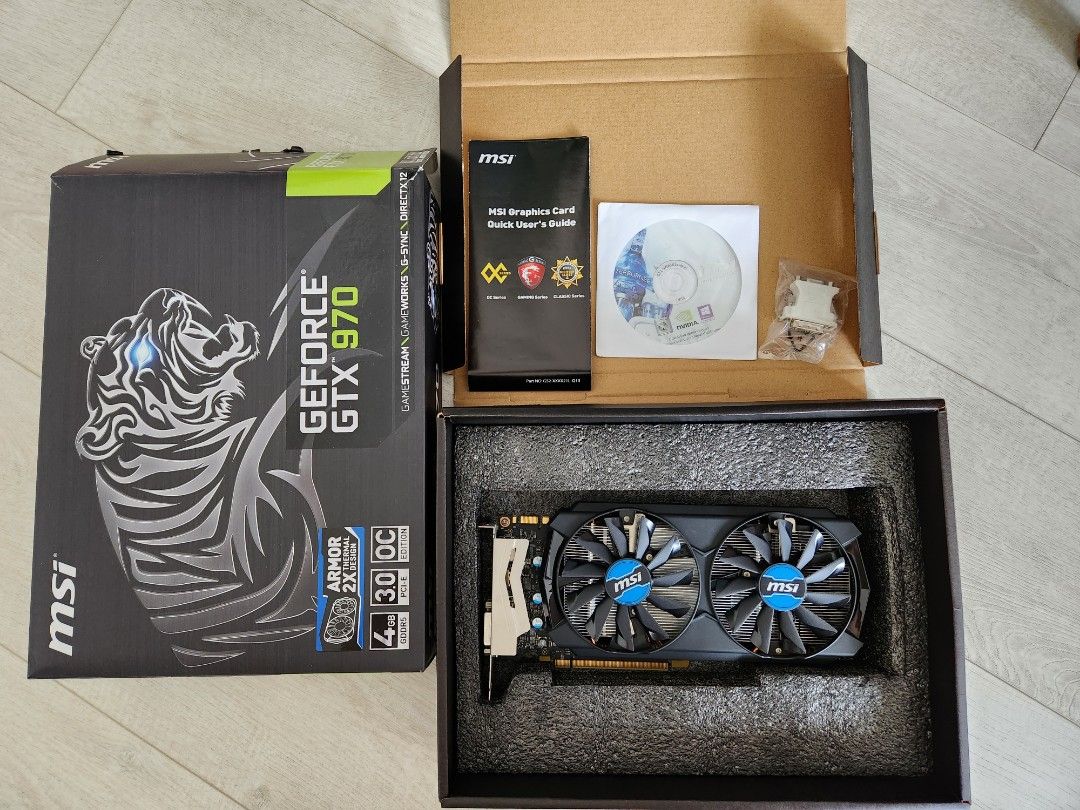 MSI GEFORCE GTX 970 Graphics Card, Computers & Tech, Parts ...