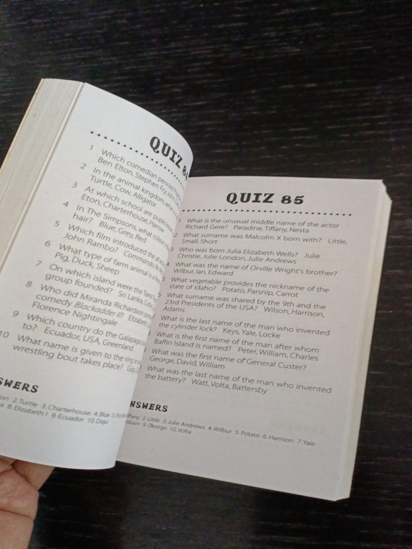 Multiple Choice Quiz book of 3000 quizzes, Hobbies & Toys, Books ...