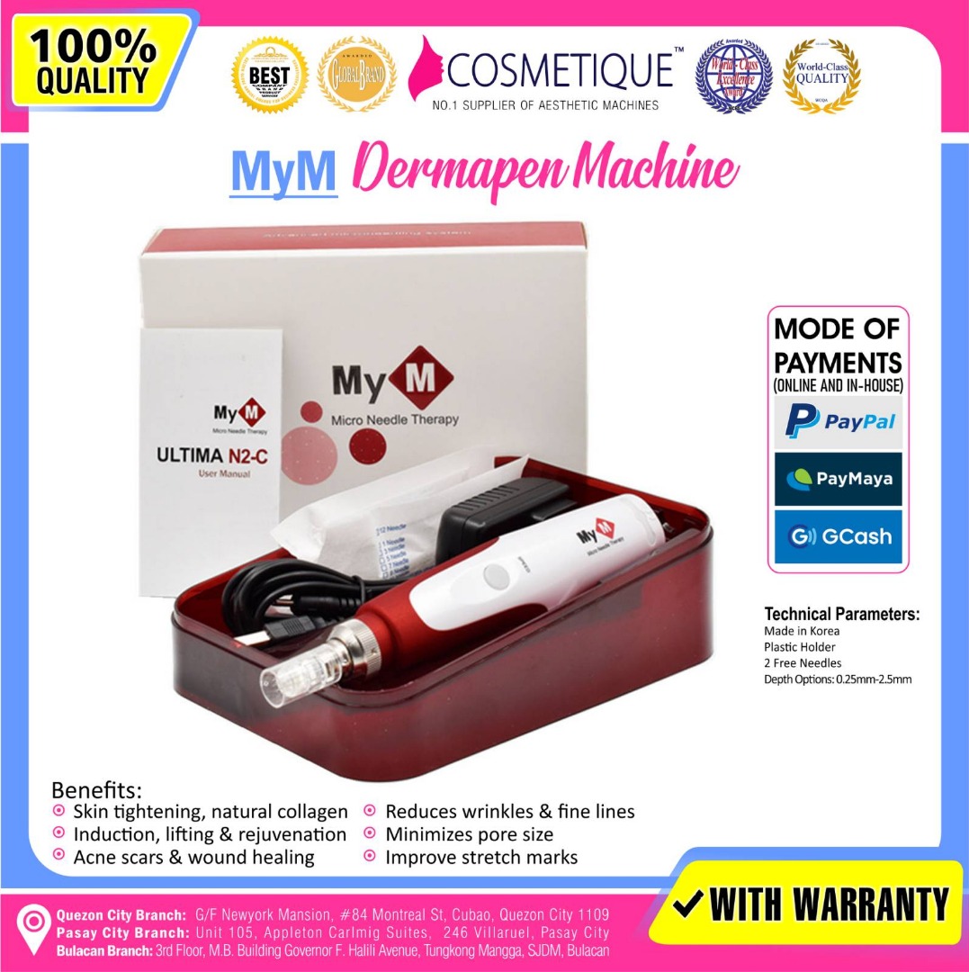 MYM Dermapen Machine for Micro Needling Therapy, Beauty & Personal Care ...