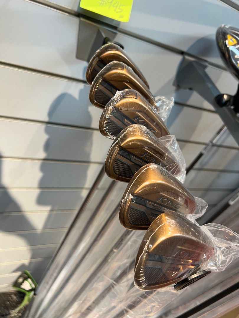NEW Cobra MIM COPPER Tour Irons (5-P) (6 Pieces) [With Premium KBS ...