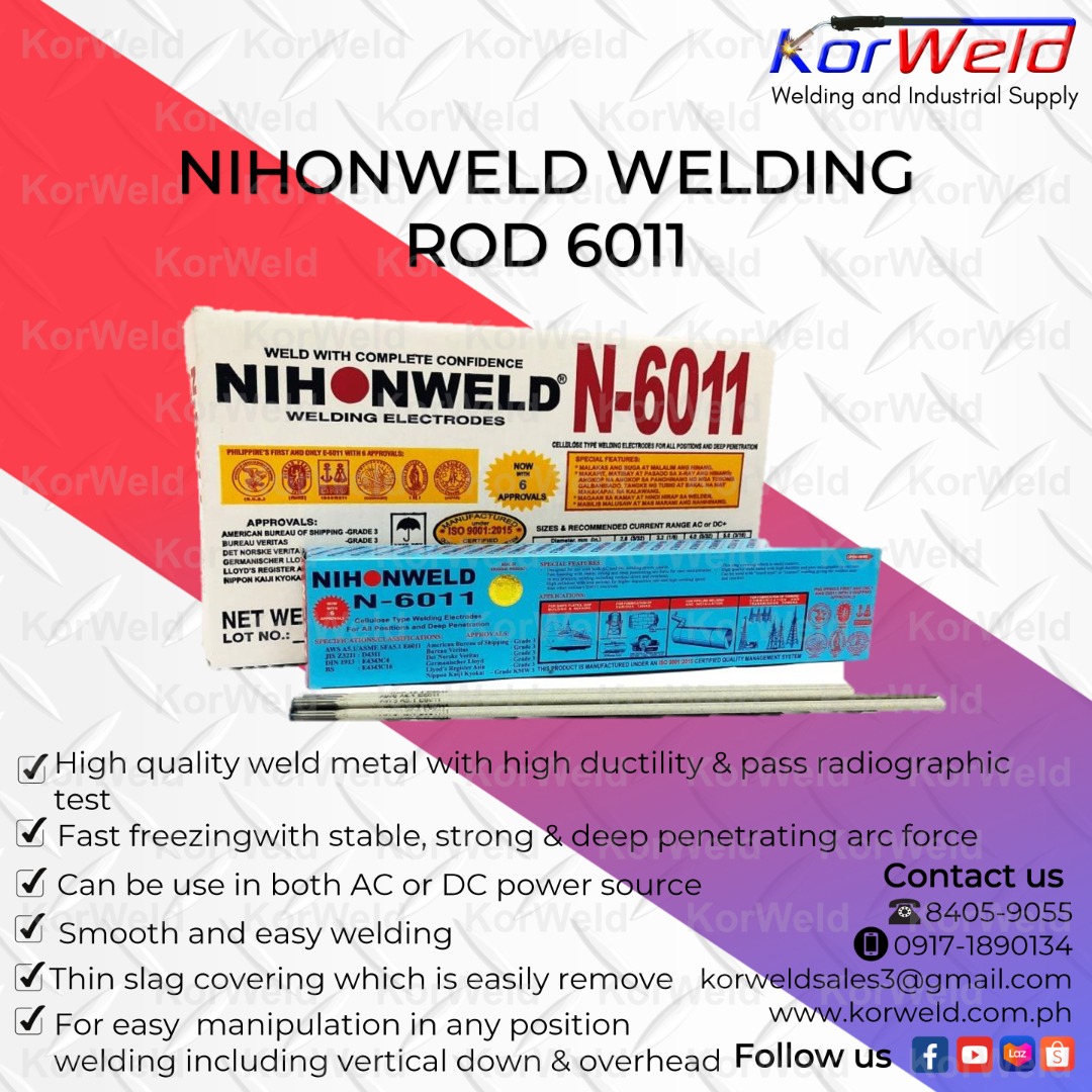 Nihonweld 6011 Welding Rods, Commercial & Industrial, Industrial ...