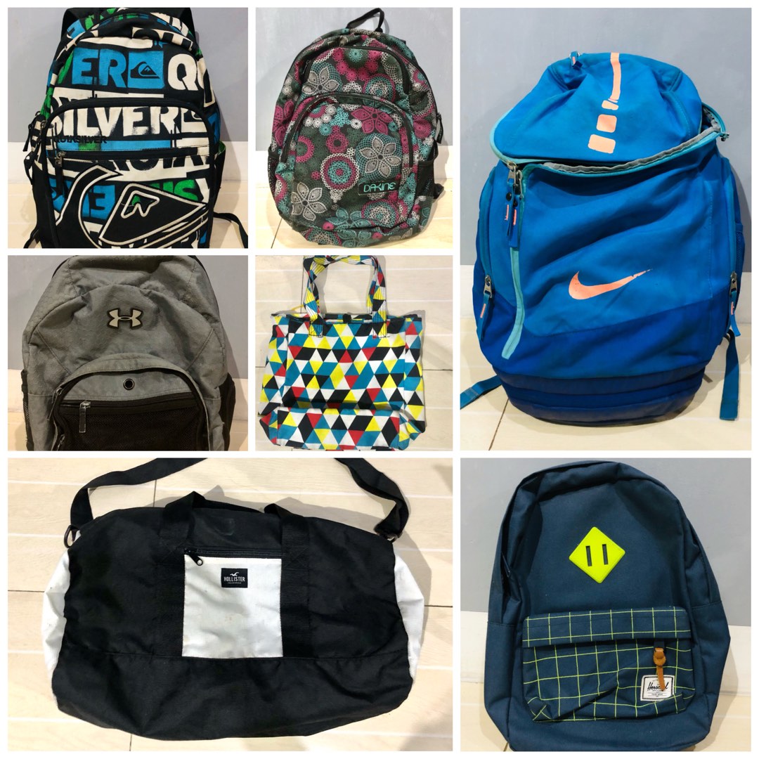 Nike Under armour herschell quicksilver backpacks bags for STARTS AT ...