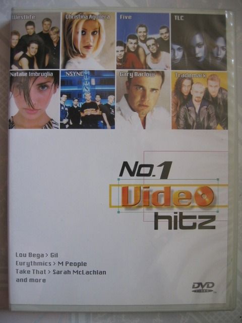 No.1 Video Hits DVD (台灣版) (Christina Ahuilera, Westlife, TLC, Lou Bega ...