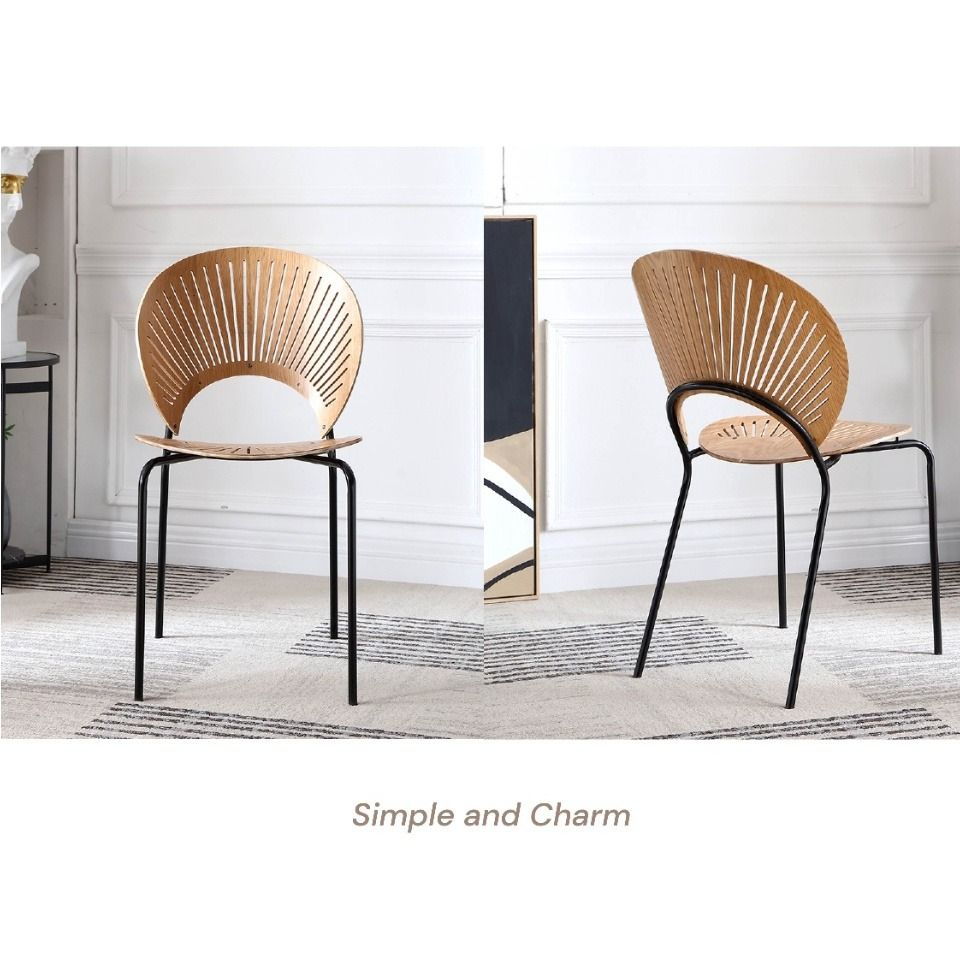 Nordic Shell Dining Chair, Furniture & Home Living, Furniture, Chairs ...