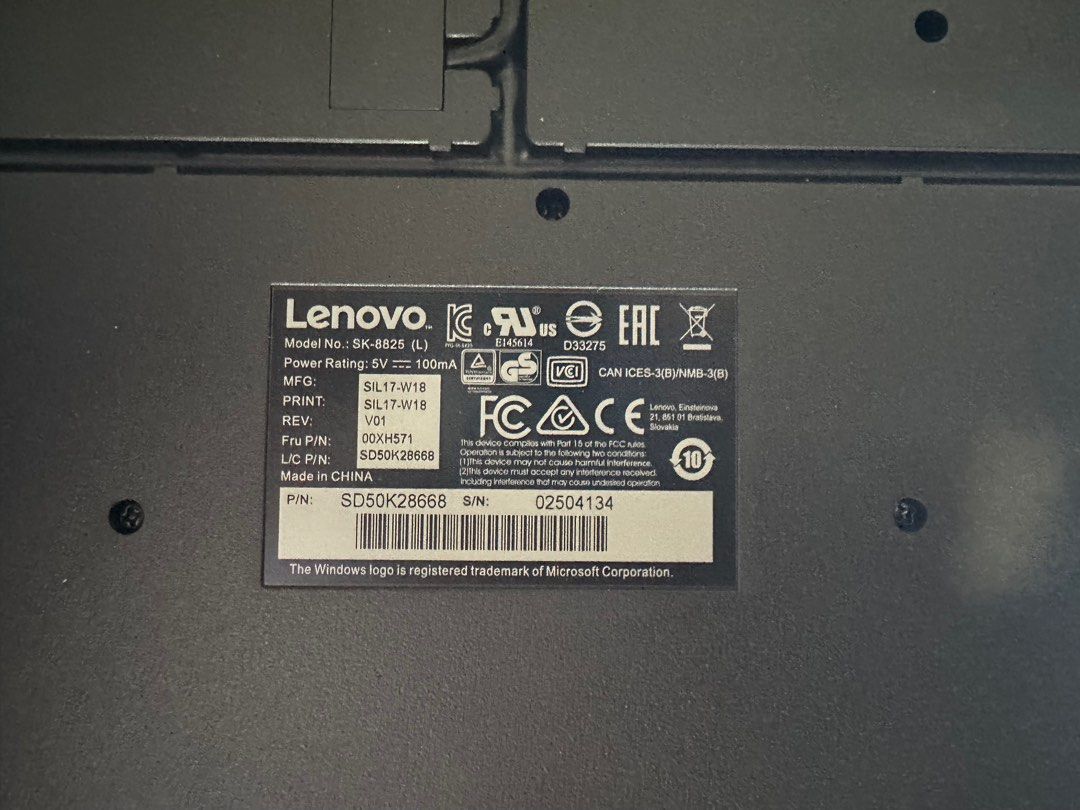 (NOS) Classic Lenovo Keyboard USB- original IBM style: Blue Enter Key ...