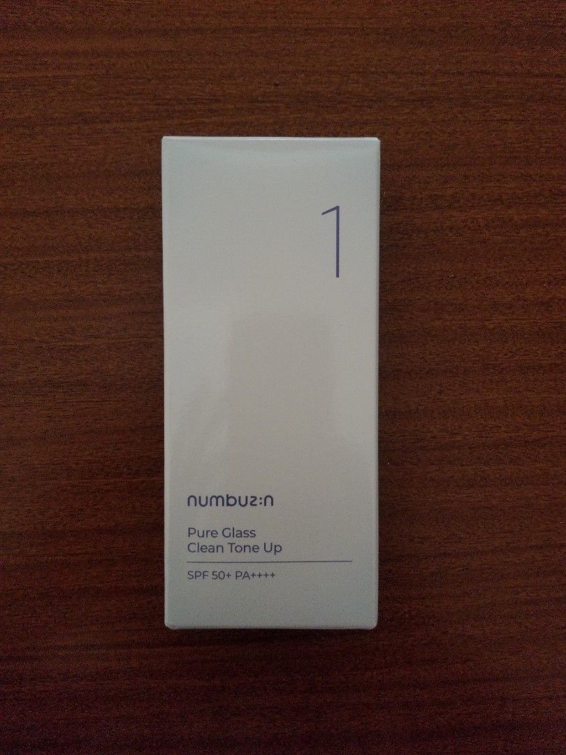 Numbuzin No.1 Pure Glass Clean Tone Up (50ml), Beauty & Personal Care ...