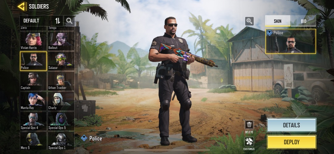 OG police skin cod account trade, Video Gaming, Video Games, Others on ...