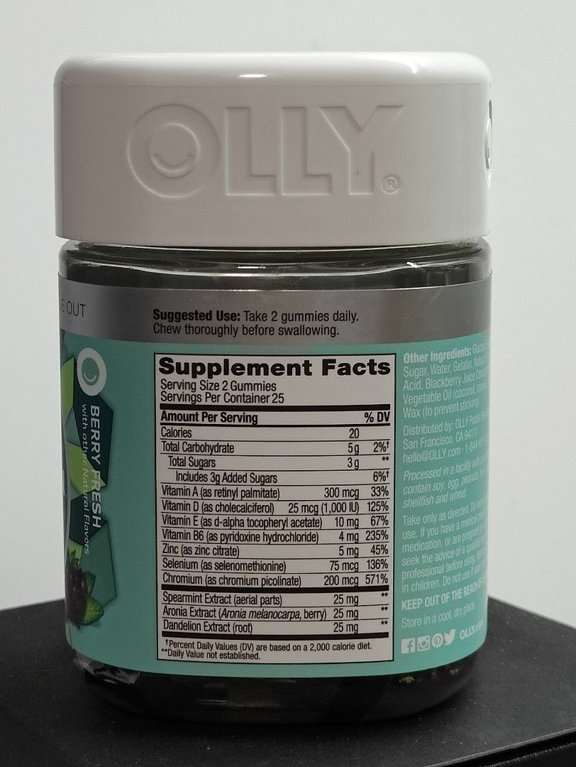 BNIB Olly Antioxidants, Minerals & Botanicals (for clear & healthy skin) Flawless Complexion 50s ...