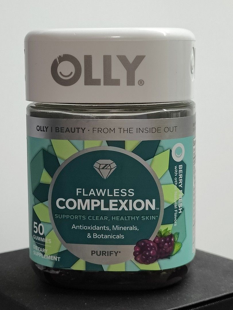 BNIB Olly Antioxidants, Minerals & Botanicals (for clear & healthy skin) Flawless Complexion 50s ...