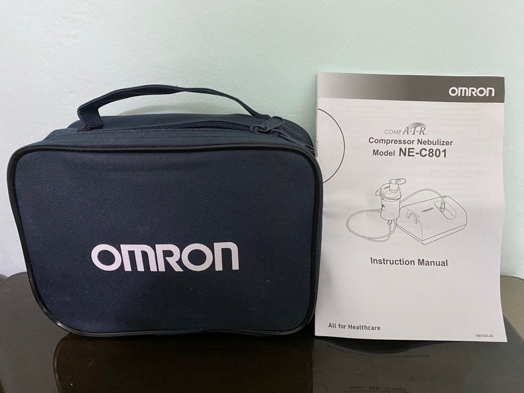 Omron Compressor Nebulizer NE-C801, Health & Nutrition, Medical ...