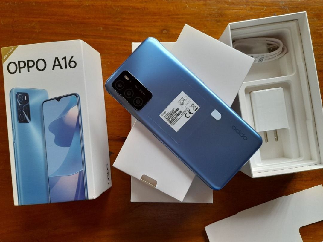 OPPO A16 3 MONTHS OLD LIKE NEW 4/64GB COD/COP COMPLETE ACCESSORIES ...