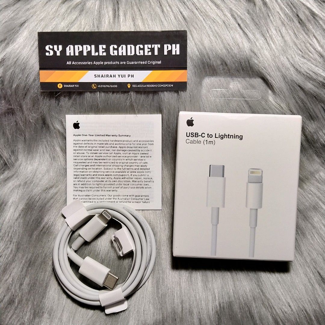 Original Apple Cable USB-C To Lightning and Adapter USB-C 20watts ...