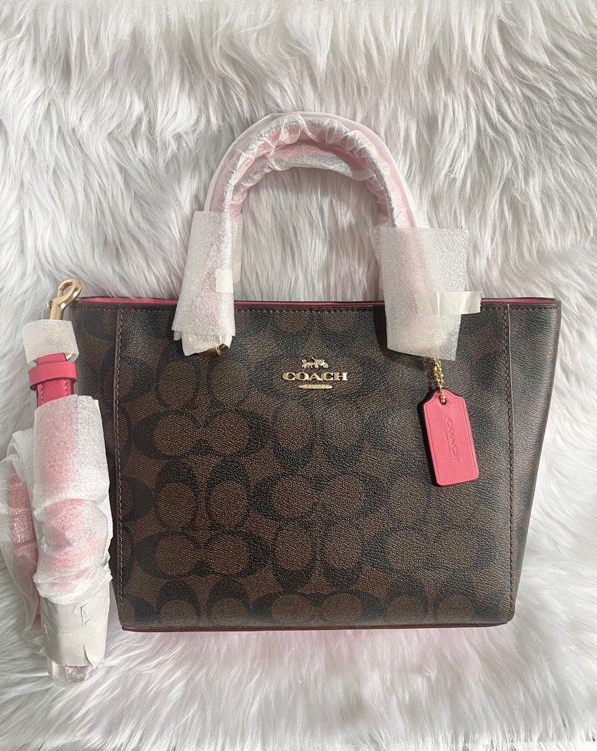 Original Coach Alice in Mahogany/Watermelon Crossbody Bag, Luxury, Bags ...