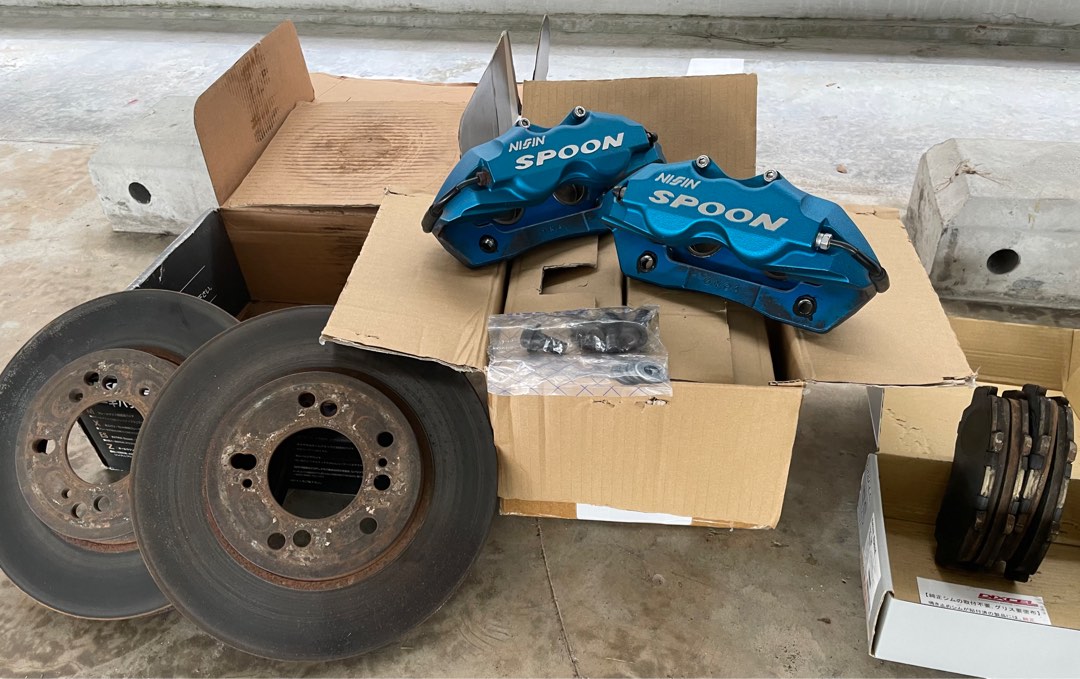 Original Spoon Sport Twin block brake, Car Accessories, Accessories on ...