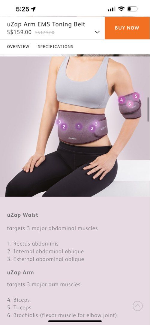 Osim Uzap arm slimming toning, Everything Else on Carousell
