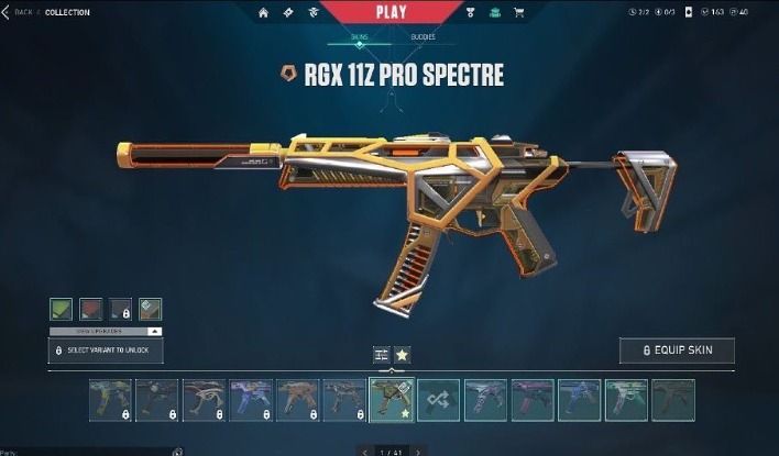 P3 STACKED Valorant Account RGX 11Z PRO FIREFLY RGX 11Z PRO BLADE ...