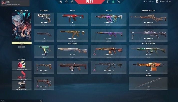 P3 STACKED Valorant Account RGX 11Z PRO FIREFLY RGX 11Z PRO BLADE ...