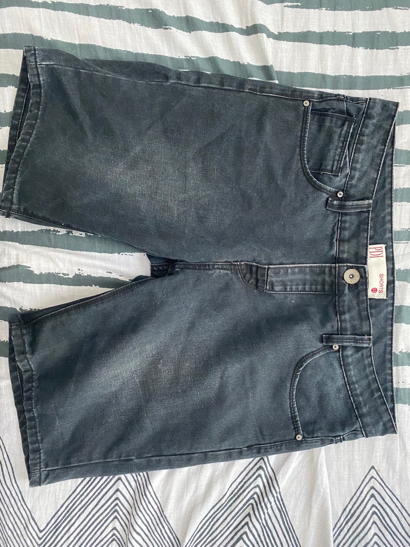 PADINI BLACK JEANS SHORTS, Men's Fashion, Bottoms, Shorts on Carousell