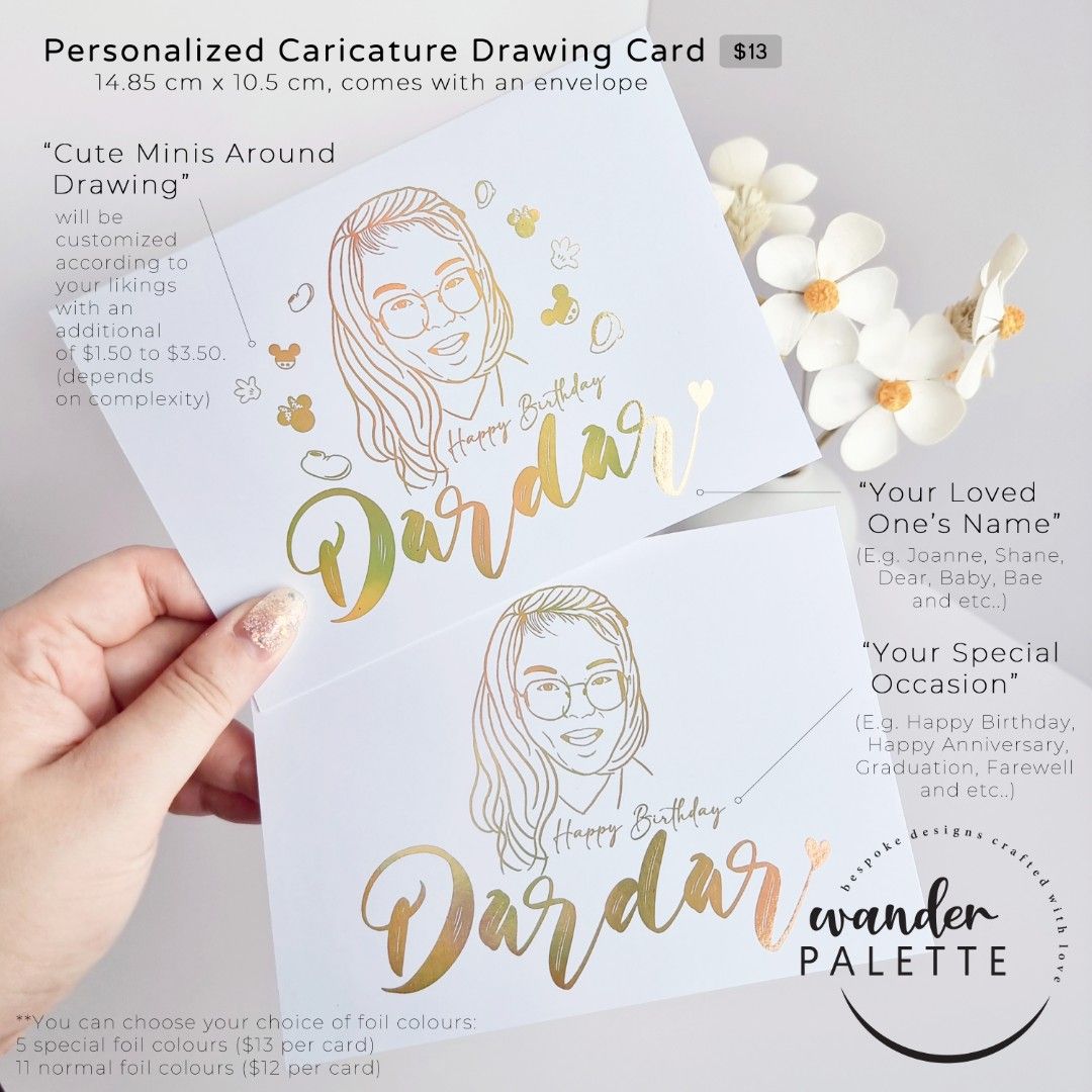 Customized Greeting Card | Customized Card | Personalized Card, Hobbies ...