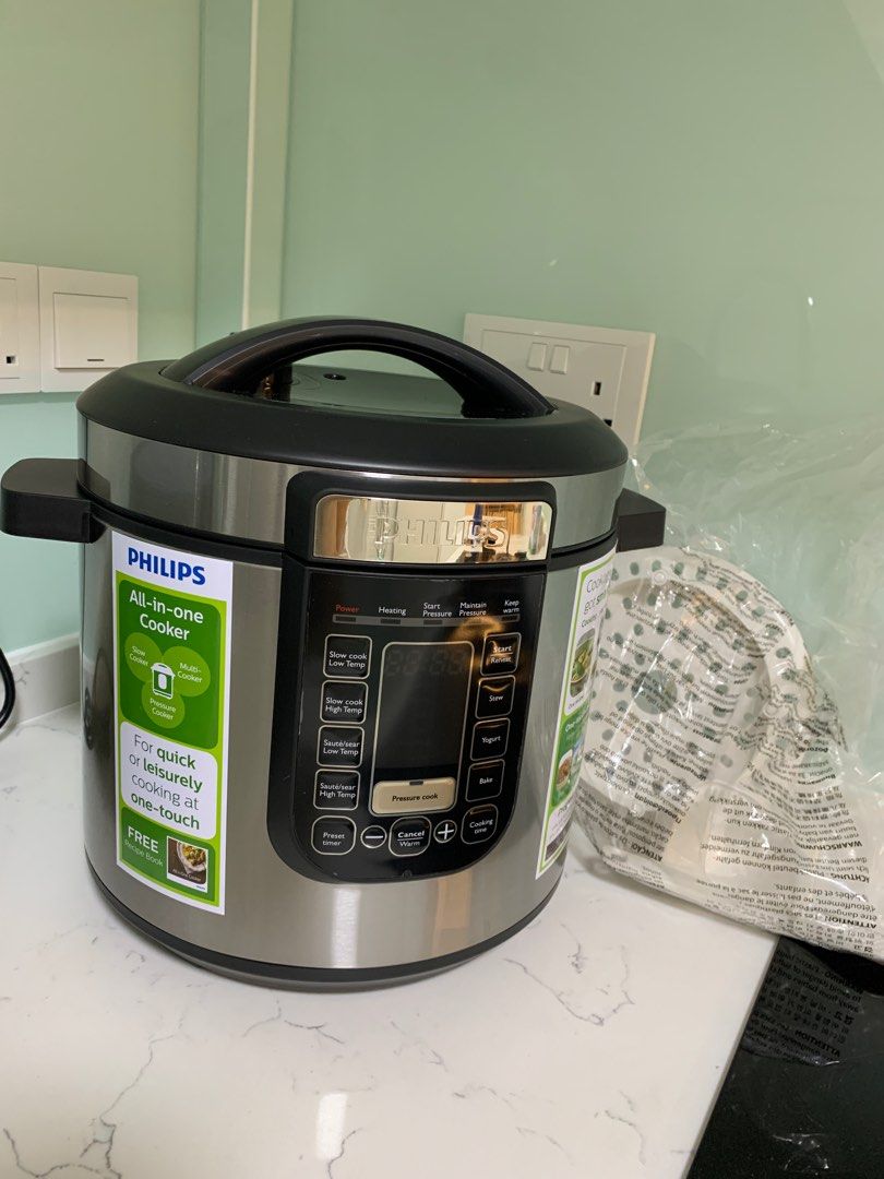Philips All in One Pressure Cooker, TV & Home Appliances, Kitchen ...