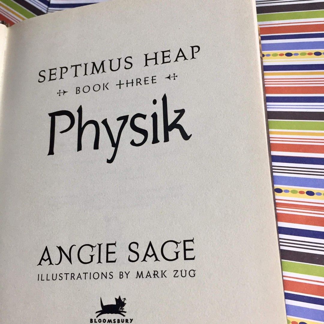Physik Book 3 of the Septimus Heap Series, Hobbies & Toys, Books ...
