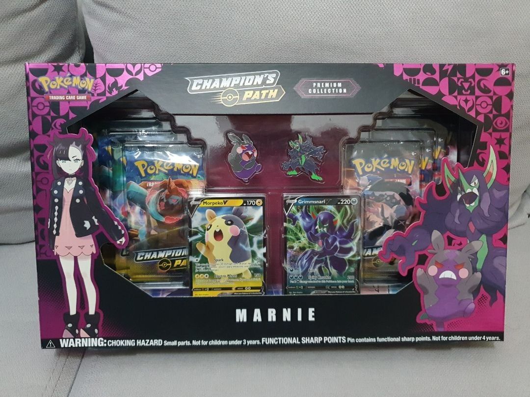 Pokemon Champion Path Marnie Premium Collection Sealed, Hobbies & Toys, Toys & Games on Carousell
