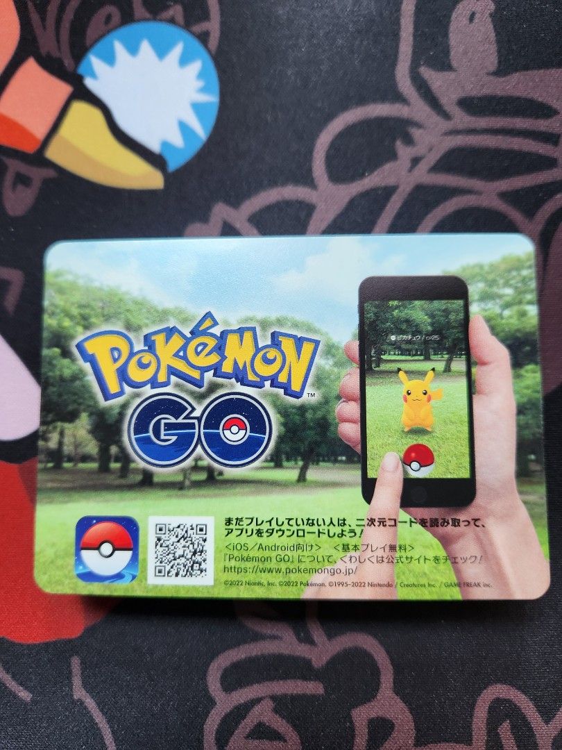 Pokemon GO code cards, Hobbies & Toys, Toys & Games on Carousell