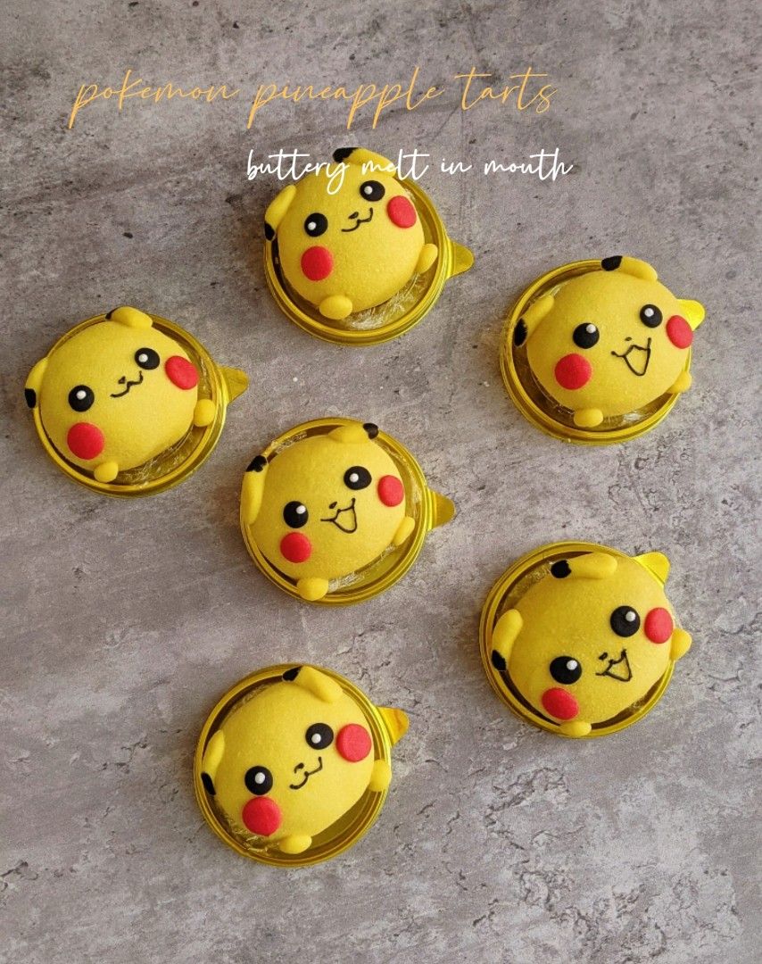 Pokemon pineapple tarts, Food & Drinks, Homemade Bakes on Carousell
