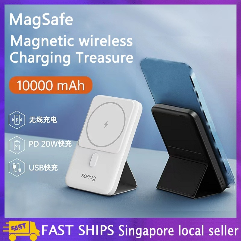 Portable Magnetic Wireless Power Bank External Battery Pack Power Bank ...