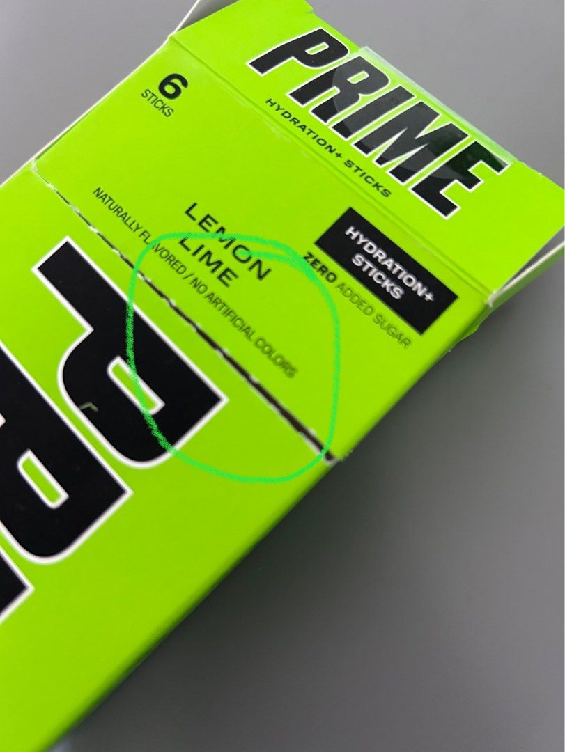 Prime hydration lemon lime, Food & Drinks, Beverages on Carousell