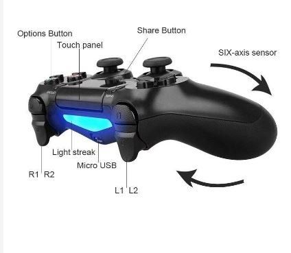 PS4 Gaming Controller DualShock 4 Wireless Bluetooth PS 4 Game Joystick ...