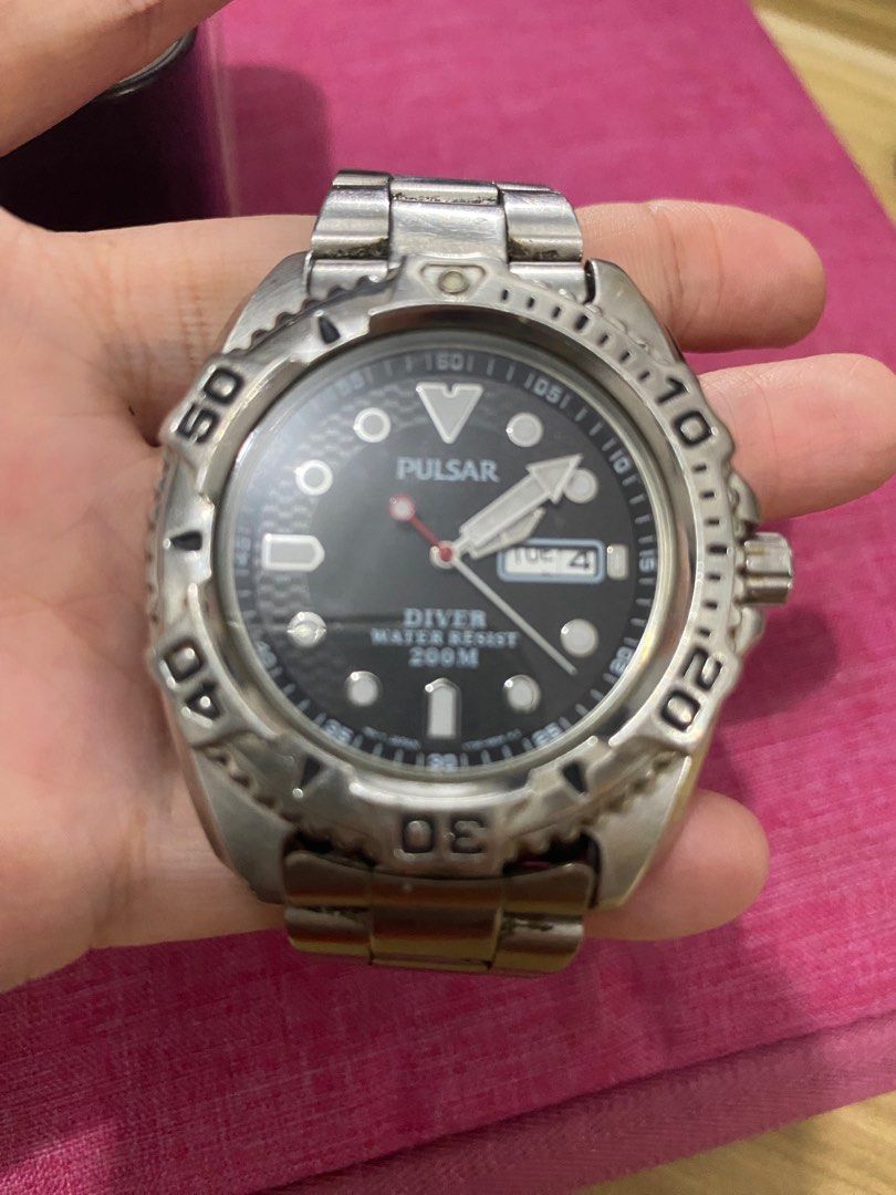 Pulsar diver water resistant watch, Men's Fashion, Watches ...