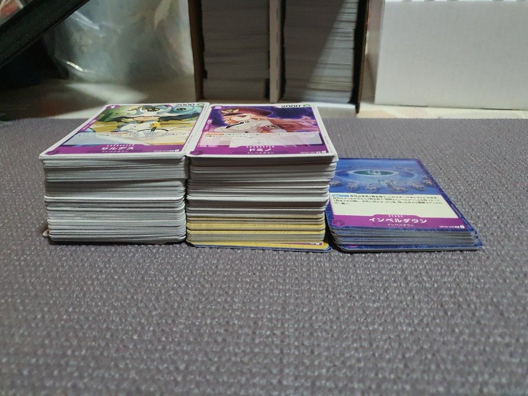 Purple Playset One Piece Card Game Paramount War OP2 Booster Cards ...
