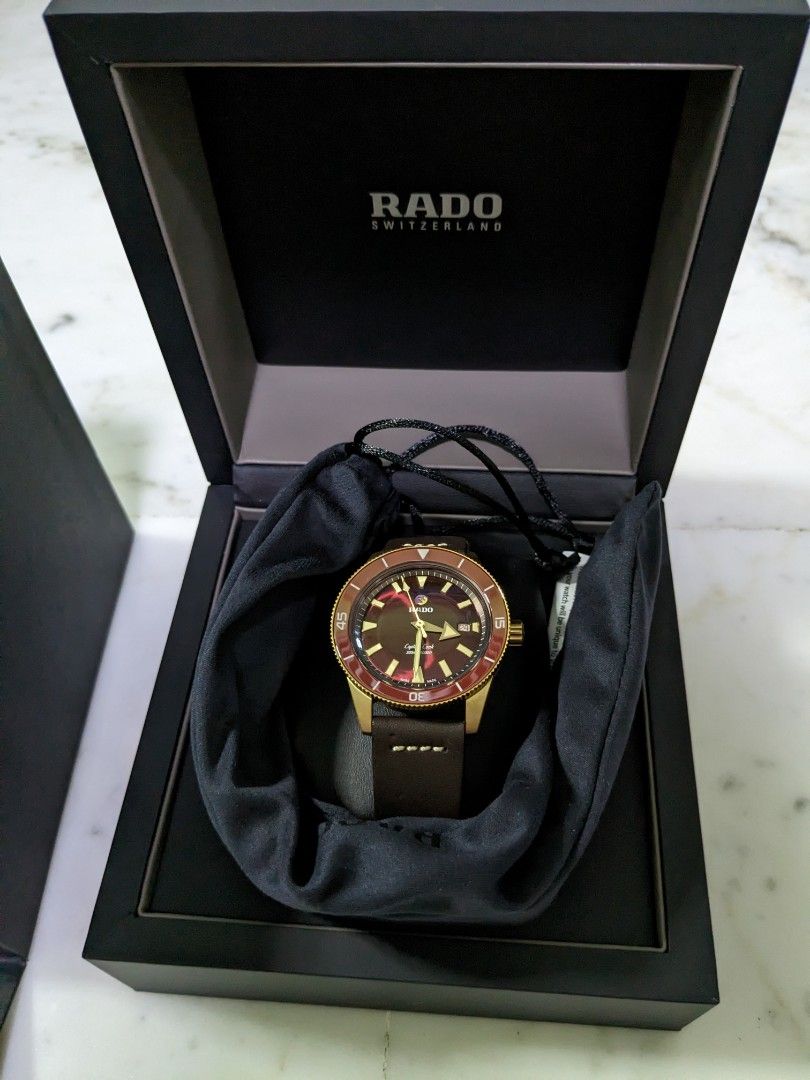 Rado Captain Cook Bronze Red, Luxury, Watches on Carousell