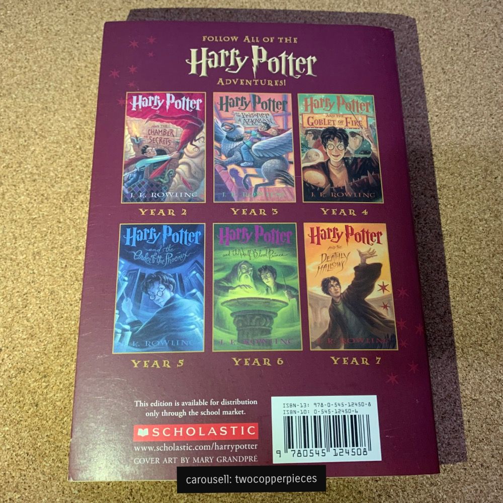 Rare Collectible Harry Potter and the Sorcerer's Stone Scholastic Book ...