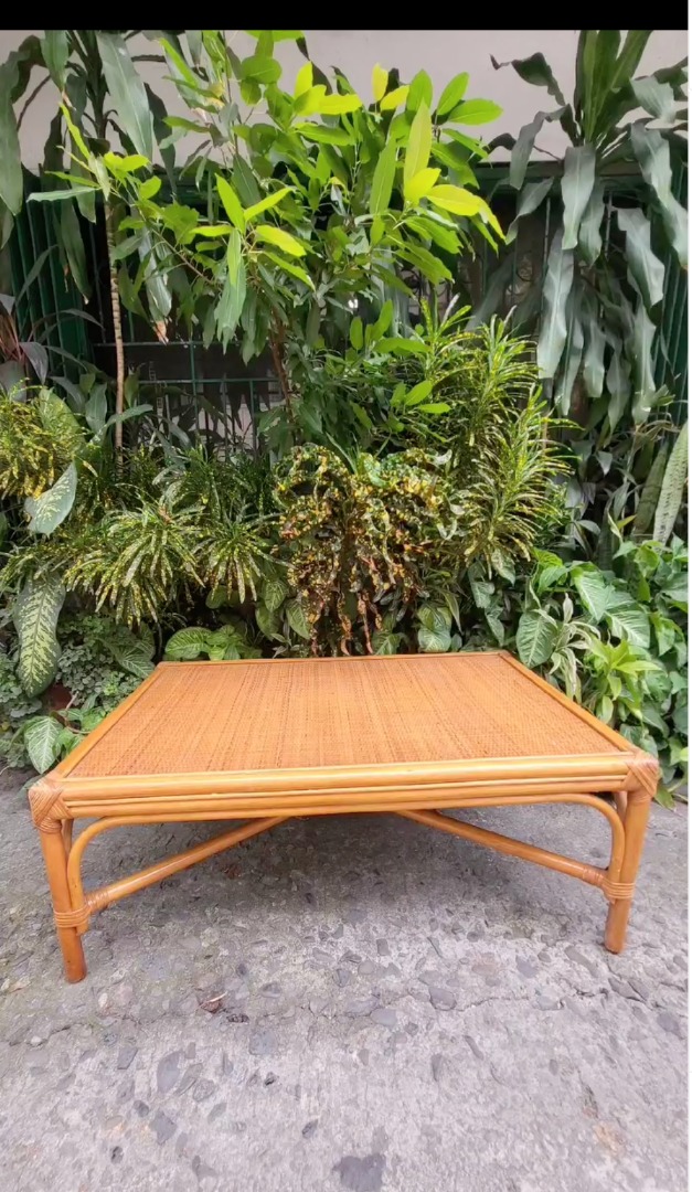 Rattan Center Table, Furniture & Home Living, Kitchenware & Tableware ...