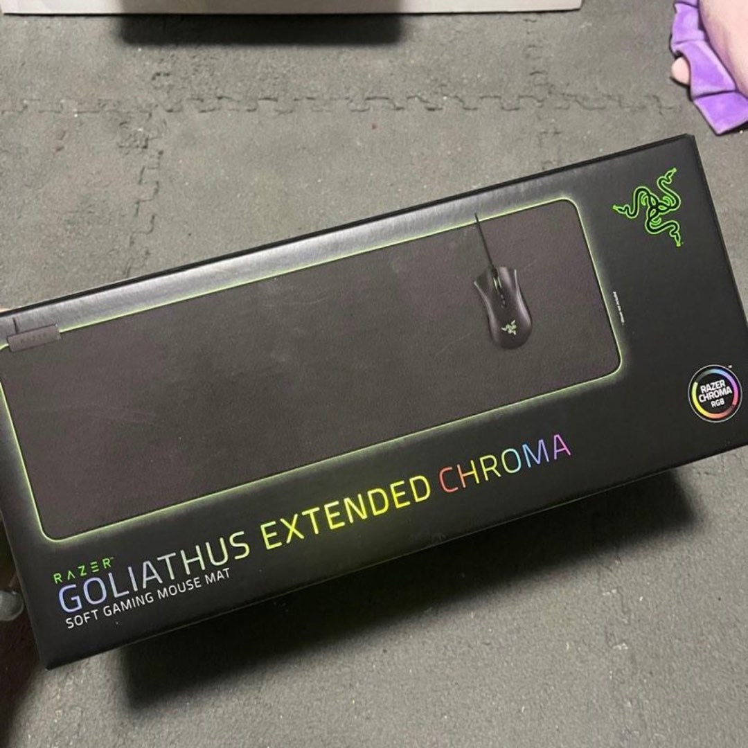 Razer mousepad goliathus extended chroma, Computers & Tech, Parts ...