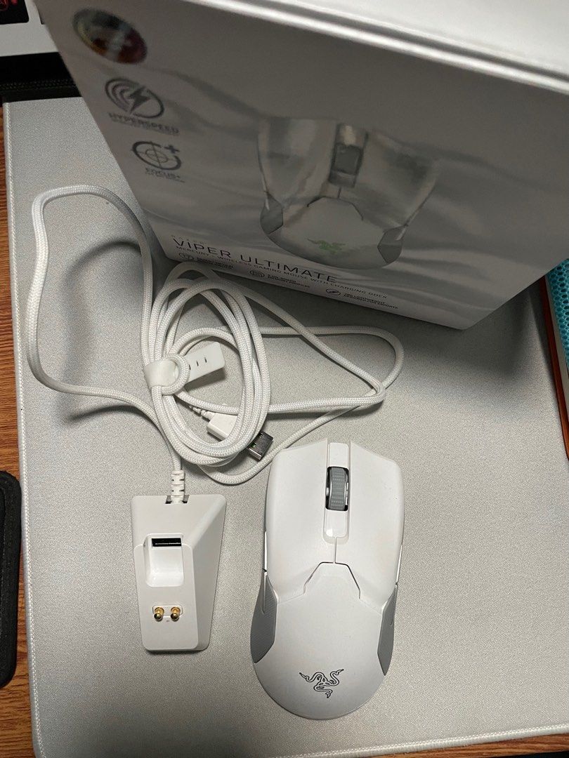 Razer Viper Ultimate (Mercury White) on Carousell