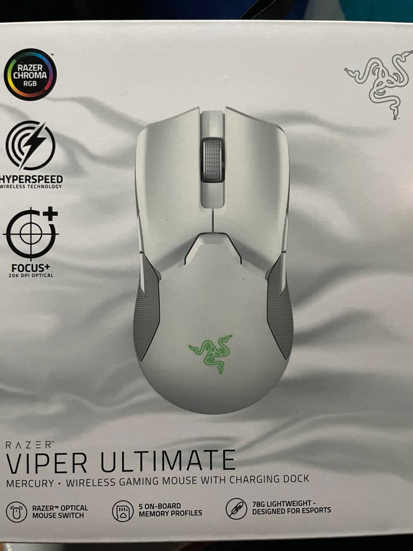 Razer Viper Ultimate (Mercury White) on Carousell