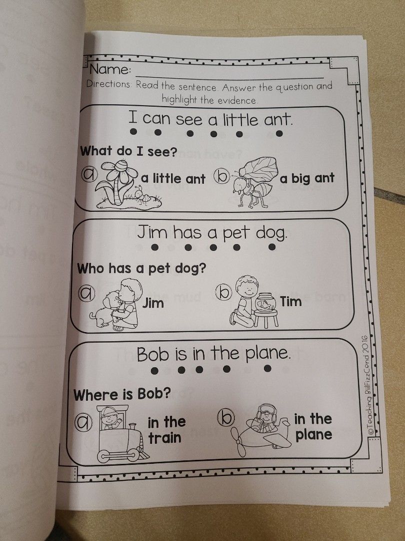 Reading Comprehension Set 1, 興趣及遊戲, 書本 & 文具, 書本及雜誌 - 補充練習 - Carousell