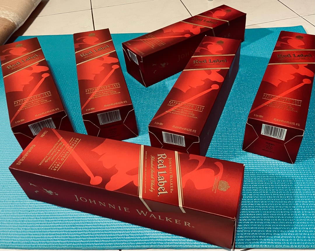 Red label 1L, Food & Drinks, Alcoholic Beverages on Carousell