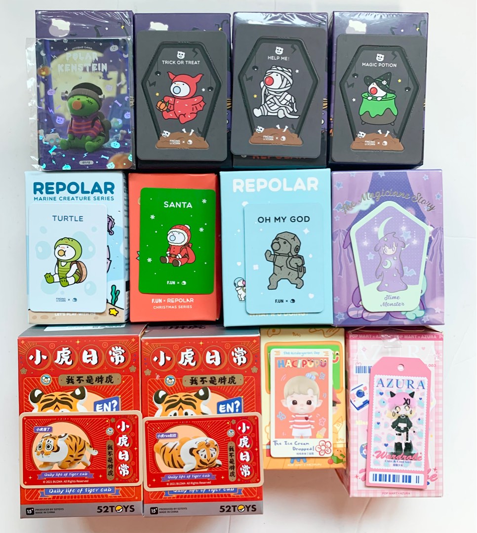 Repolar Aquarium / Halloween / Hacipupu Popmart Blind Box, Hobbies ...