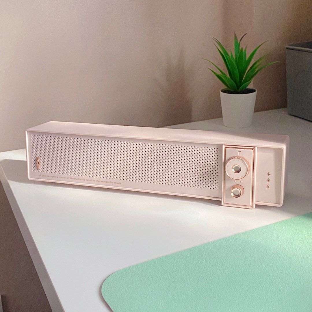 Retro Soundbar | Vintage Bluetooth Speaker Wireless Music Record Player ...